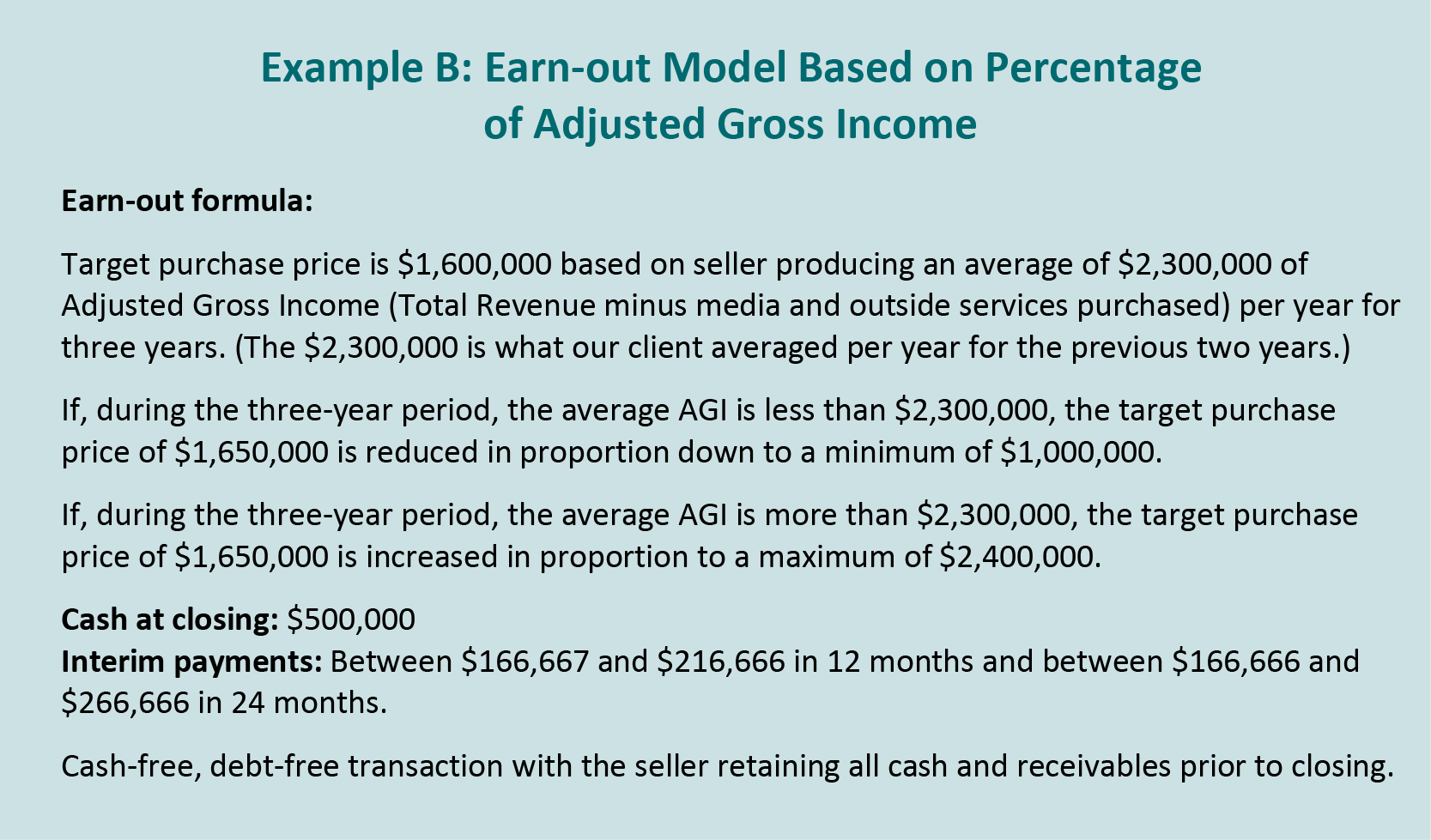 12 Elements of Earn-outs to Get M&A Deals Done on Your Terms